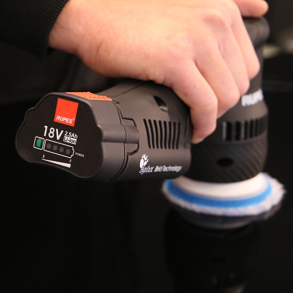 Polermaskin batteridriven oscillerande HLR75, 75 mm, LUX-kit